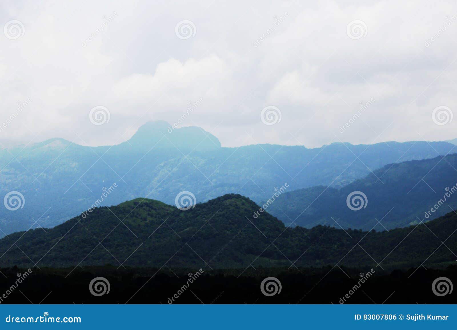 Mountains stock photo. Image of green, hill, bluesky - 83007806