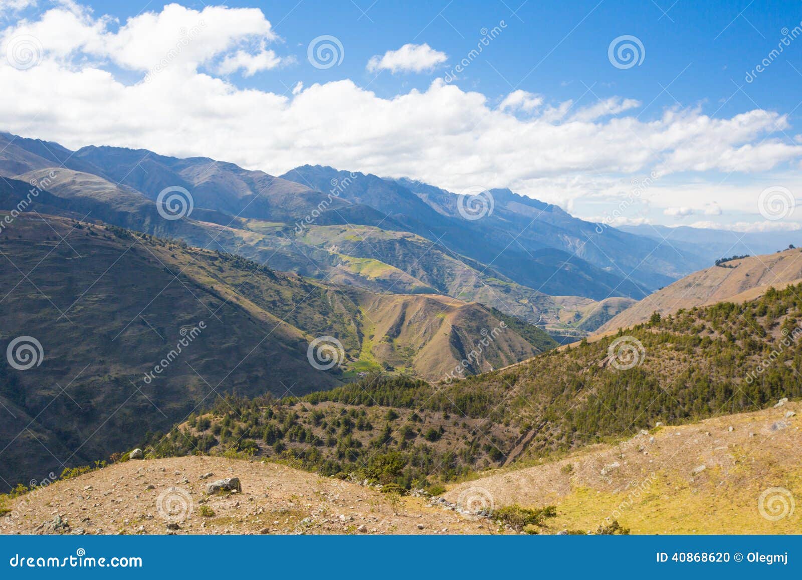 Mountains in Merida. stock photo. Image of ground, clouds - 40868620
