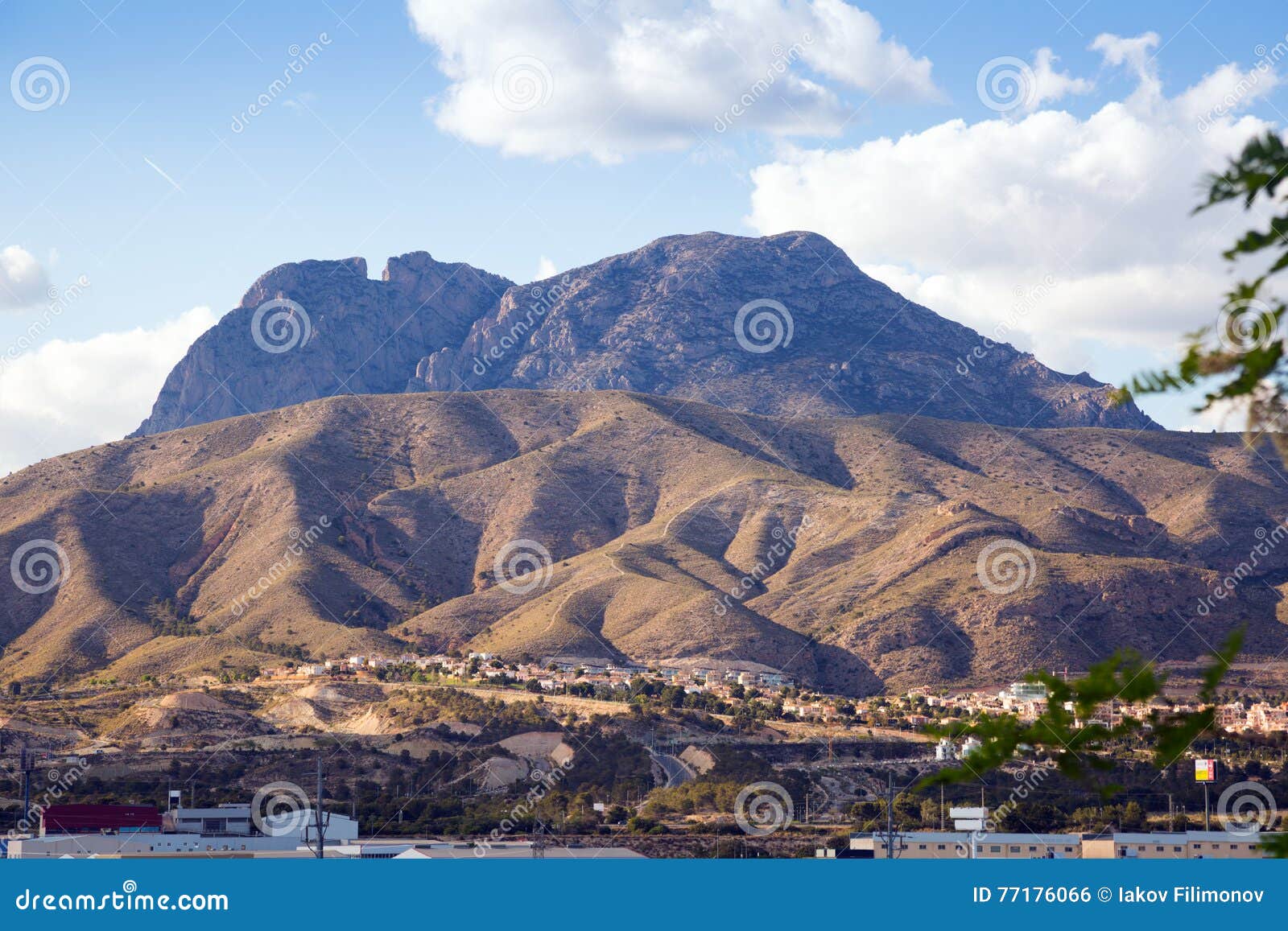 Mountains near Benidorm stock photo. Image of high, view - 77176066
