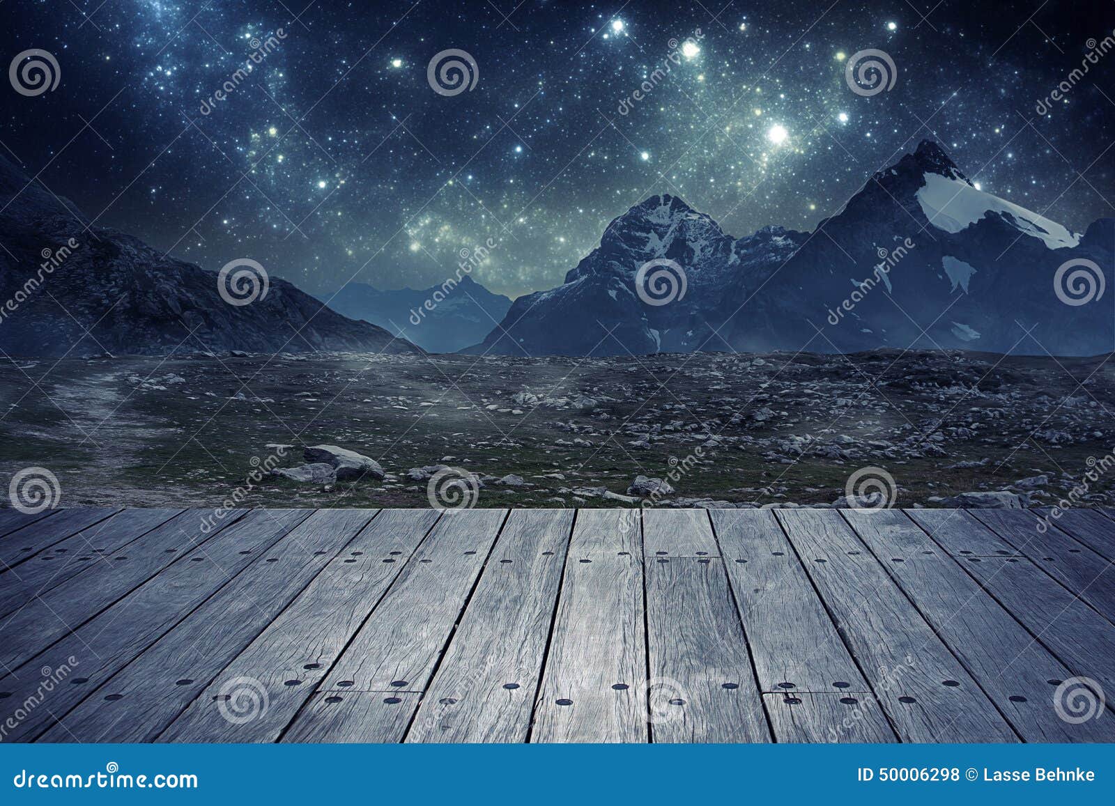 Mountains at Night stock photo. Image of alps, galaxy - 50006298