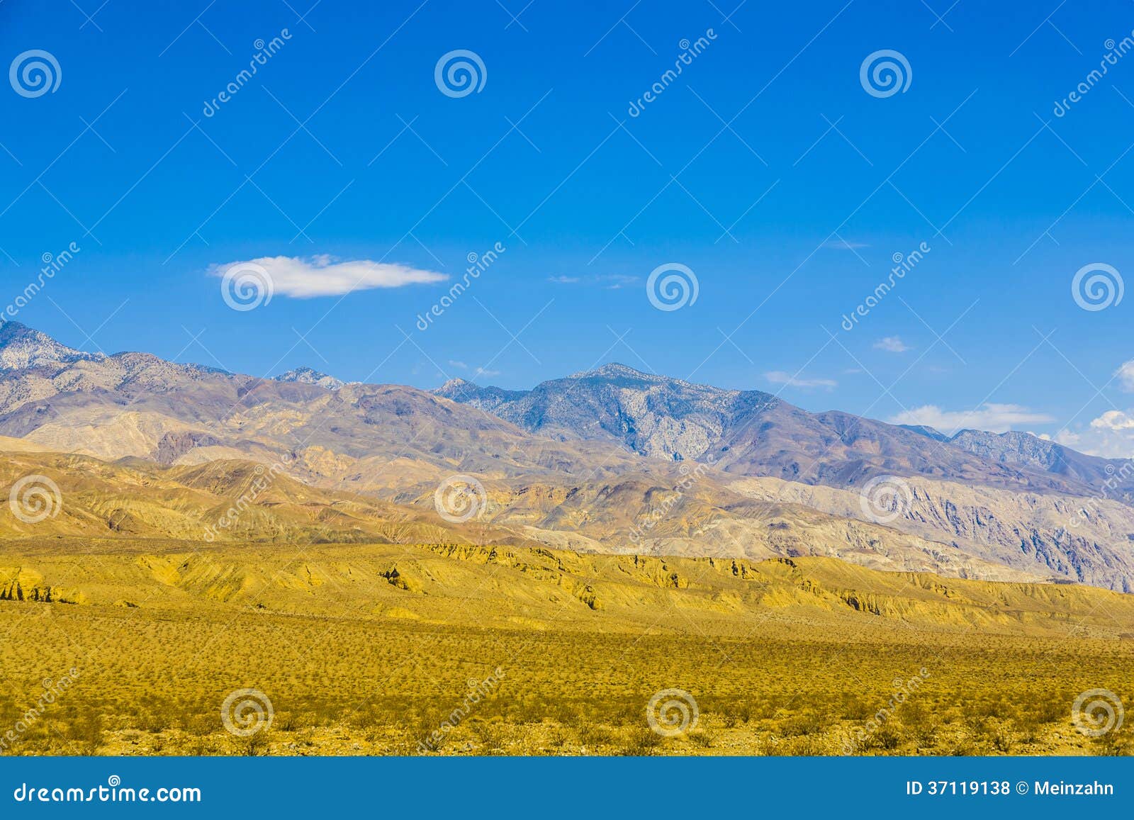 Mountains of Panamint Valley Desert Stock Photo - Image of panamint ...
