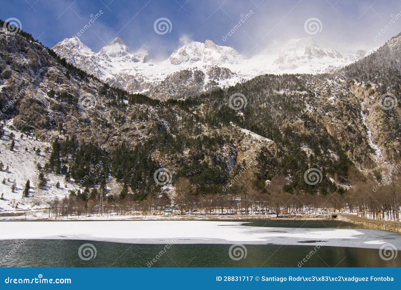 Mountains of Panticosa stock image. Image of nature, cloudy - 28831717