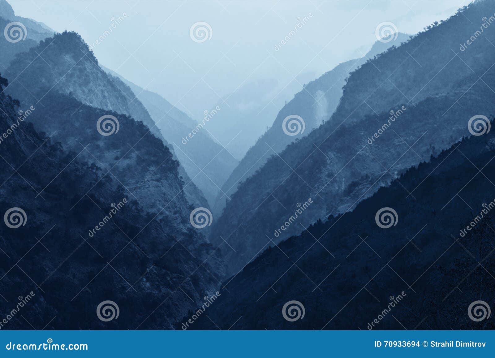 Mountains in perspective stock photo. Image of mountain - 70933694
