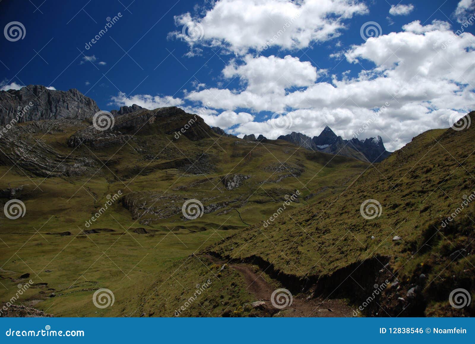 Mountains of Peru stock photo. Image of trek, destination - 12838546