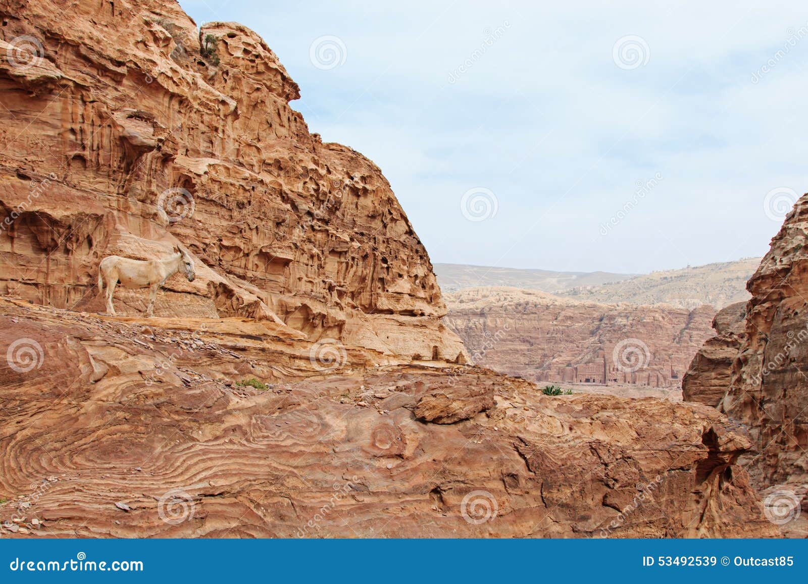 Mountains of Petra, in Jordan Editorial Stock Image - Image of east ...