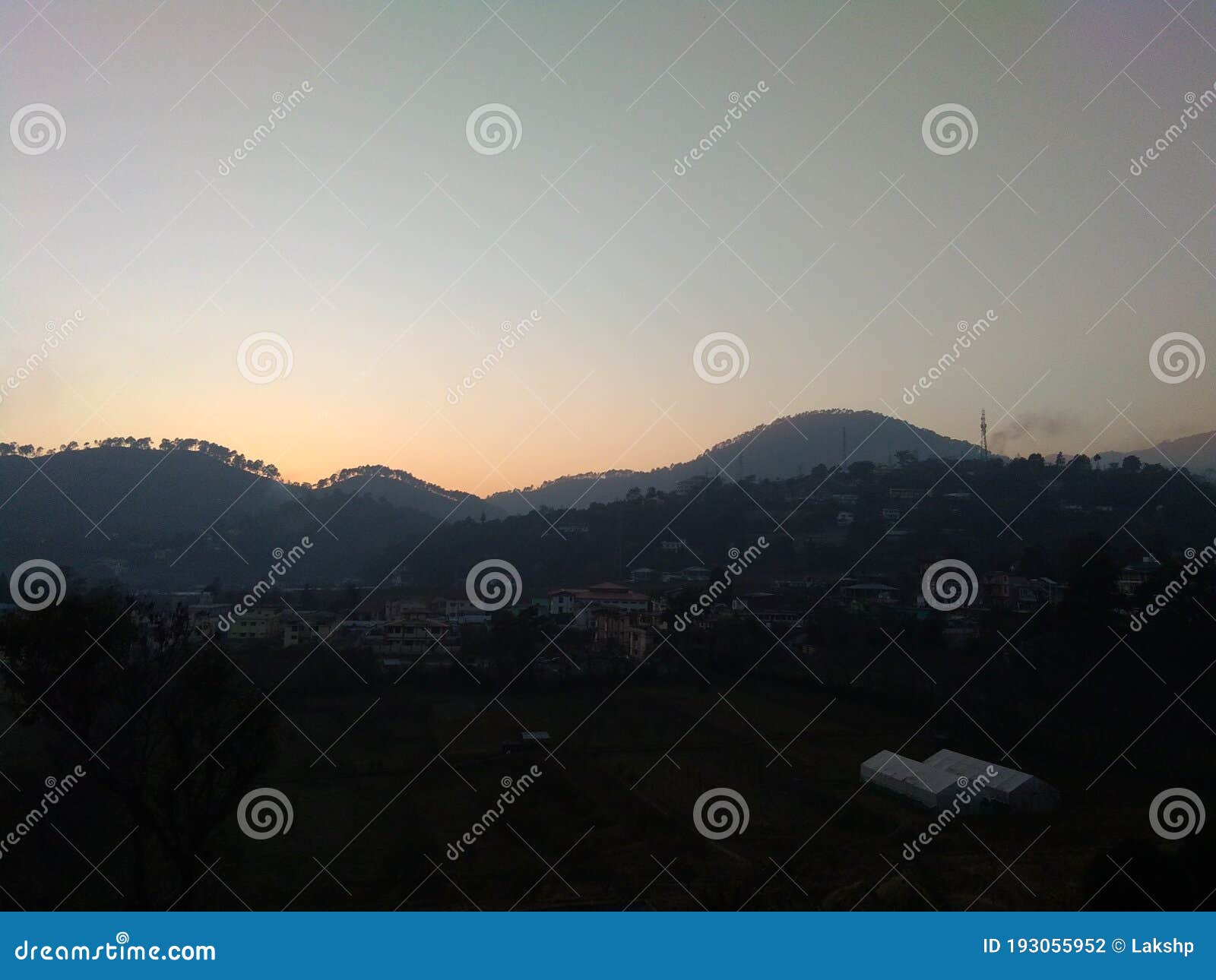 Mountains and the Pleasant Weather. Stock Photo - Image of cloud ...