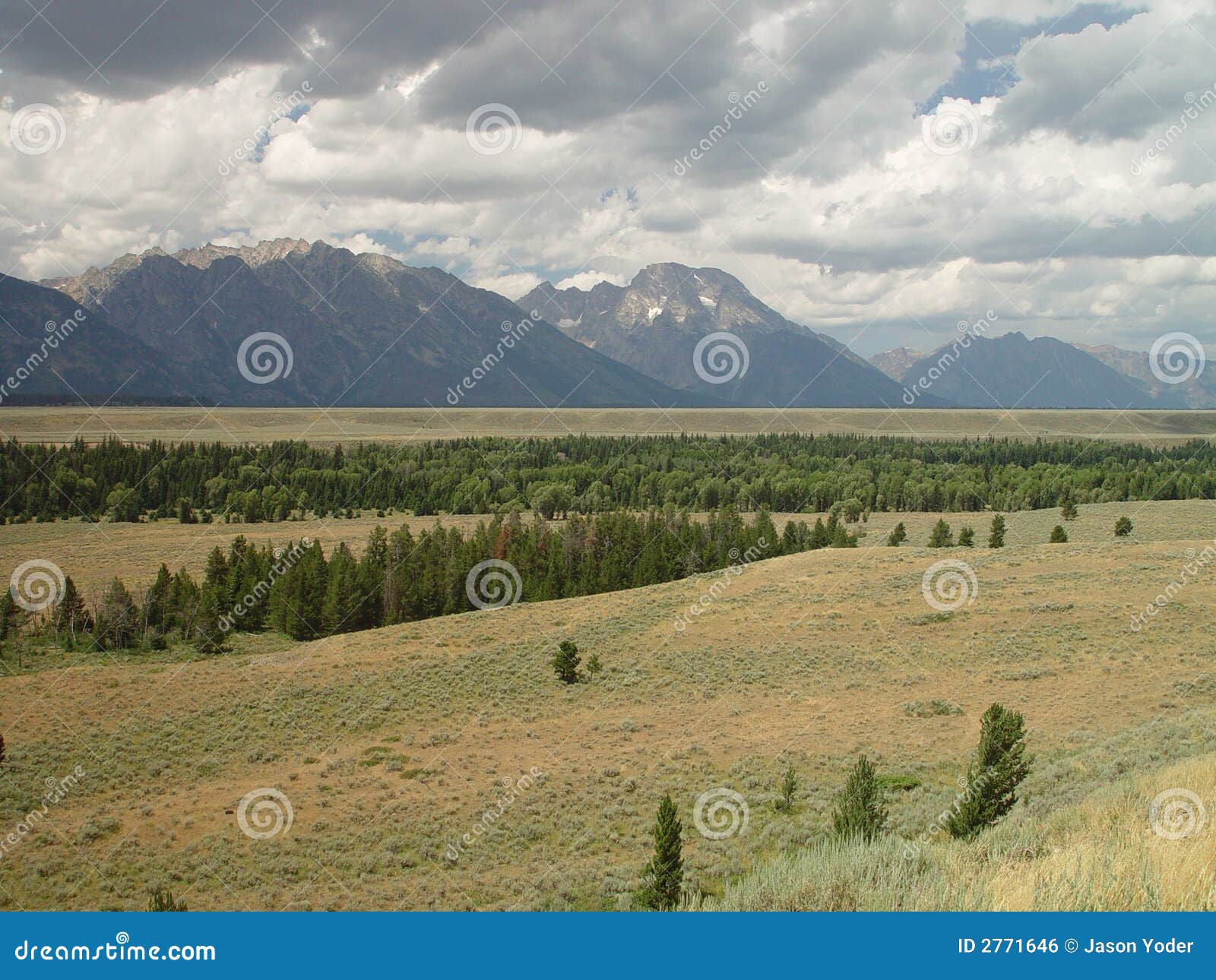 Mountains and Prairies stock photo. Image of quiet, spring - 2771646