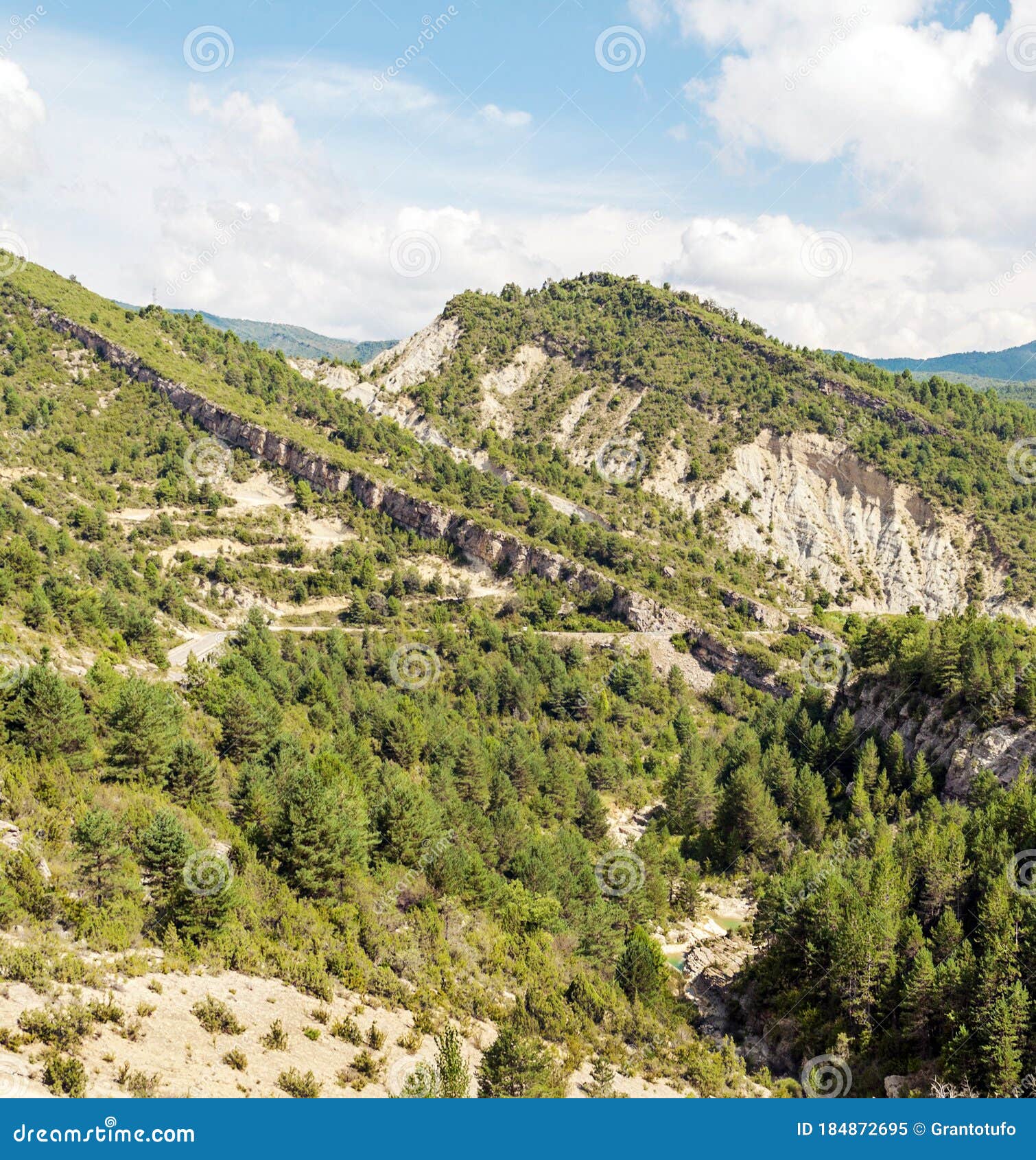 Mountains of the Pyrenees stock image. Image of aragon - 184872695
