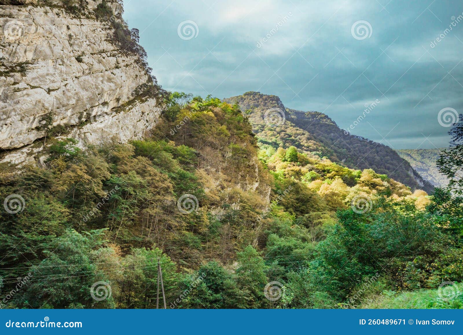 Mountains in the Republic of North Ossetia-Alania Stock Image - Image ...