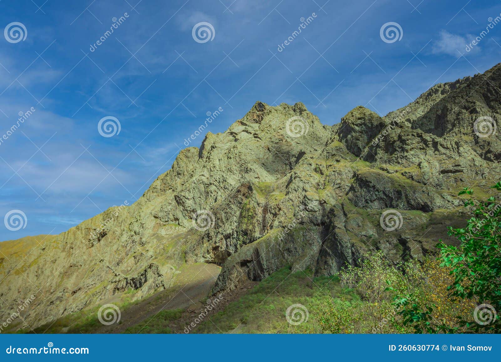 Mountains in the Republic of North Ossetia-Alania Stock Photo - Image ...