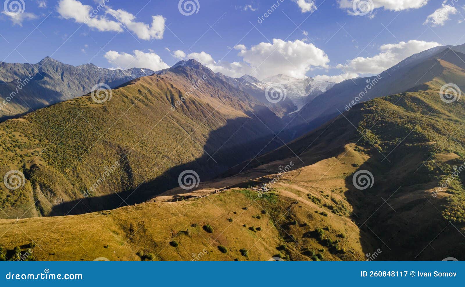 Mountains in the Republic of North Ossetia-Alania Stock Image - Image ...