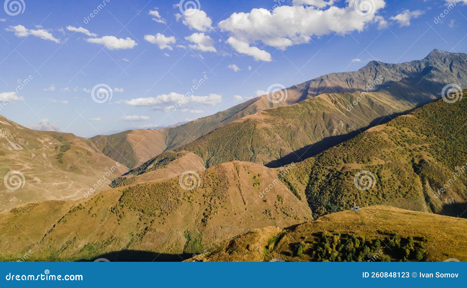 Mountains in the Republic of North Ossetia-Alania Stock Image - Image ...