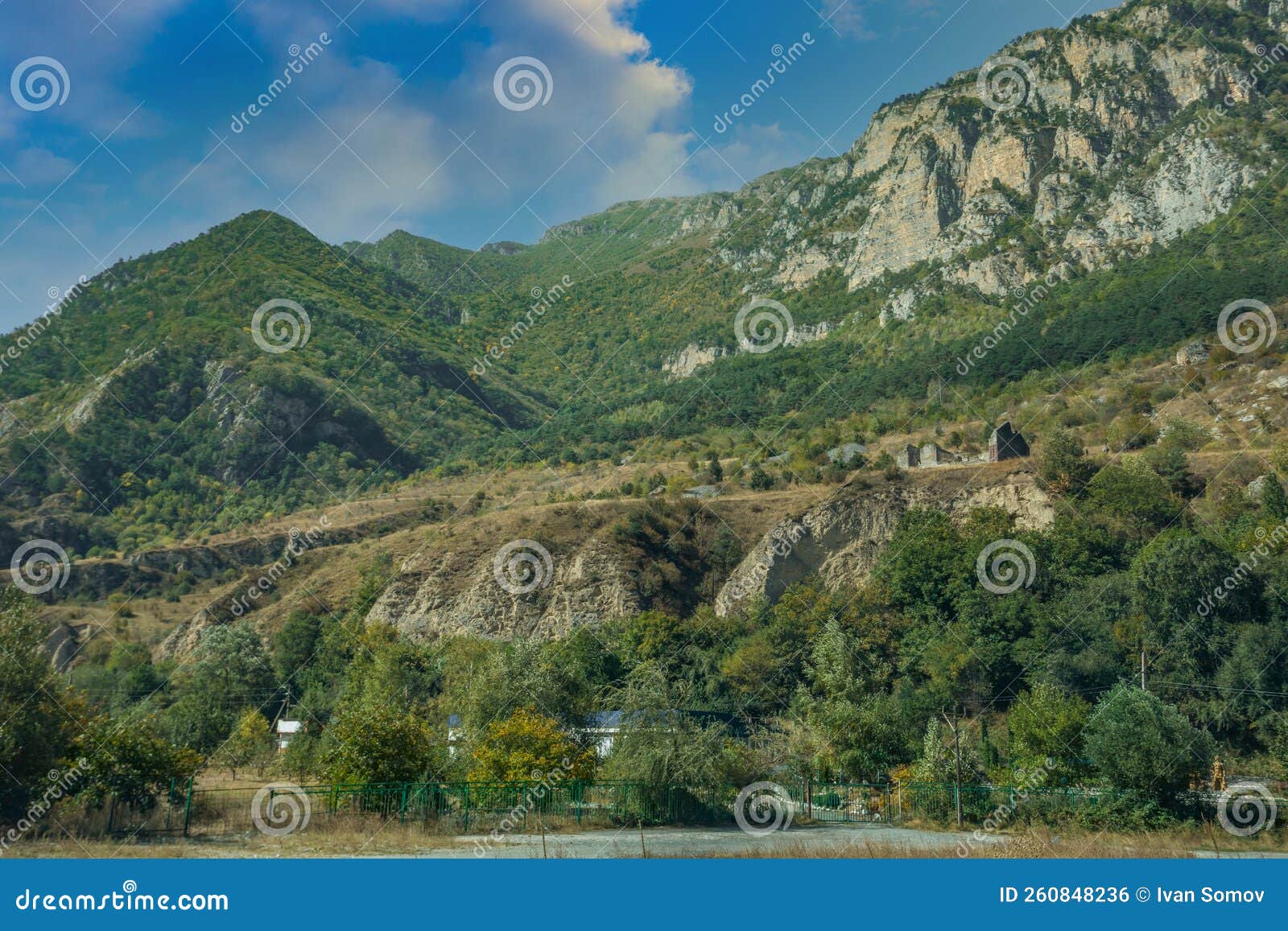 Mountains in the Republic of North Ossetia-Alania Stock Photo - Image ...