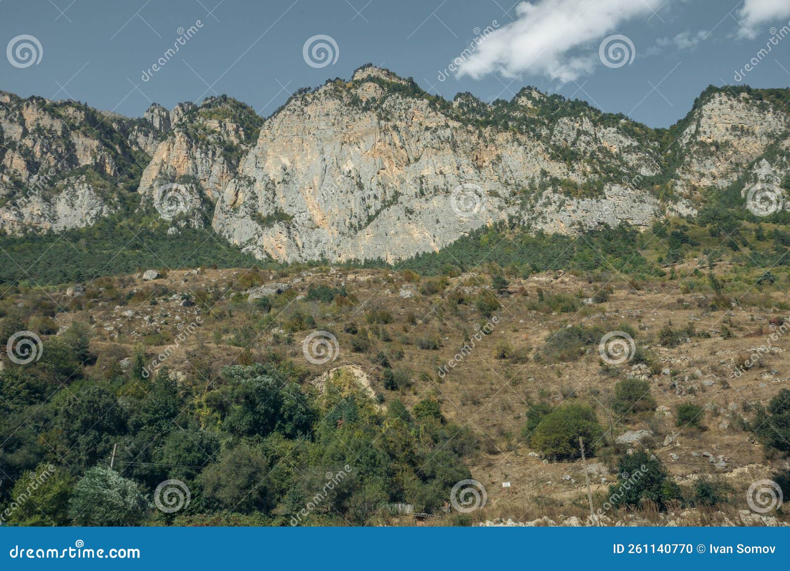 Mountains in the Republic of North Ossetia-Alania Stock Photo - Image ...