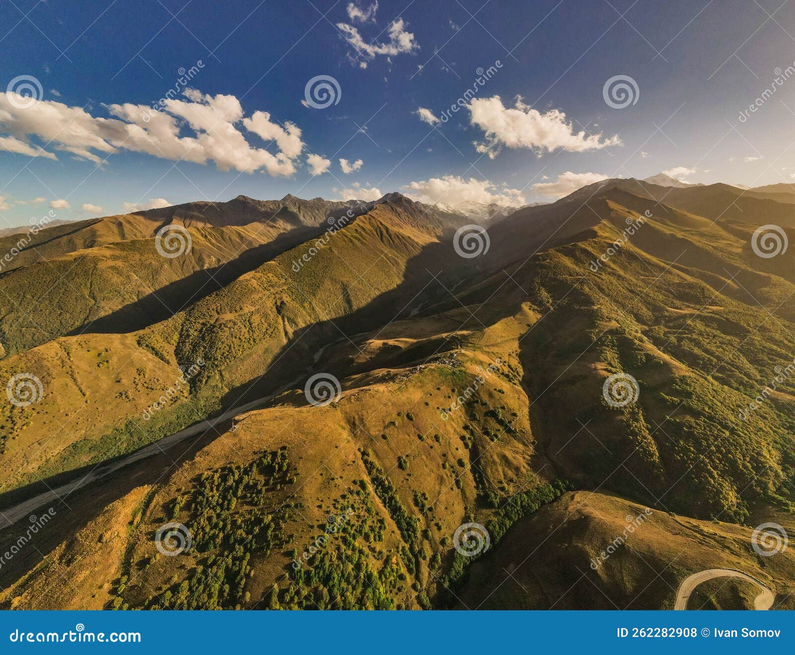 Mountains in the Republic of North Ossetia-Alania Stock Photo - Image ...
