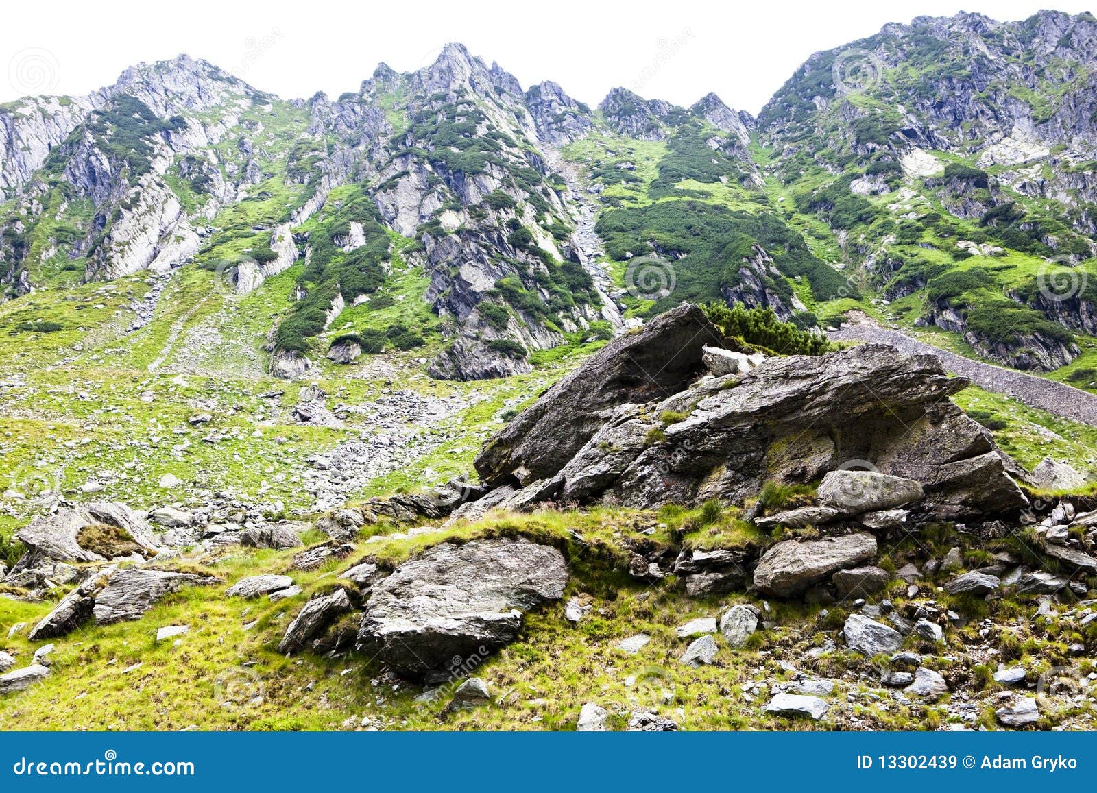 Mountains ridges stock image. Image of grass, serene - 13302439