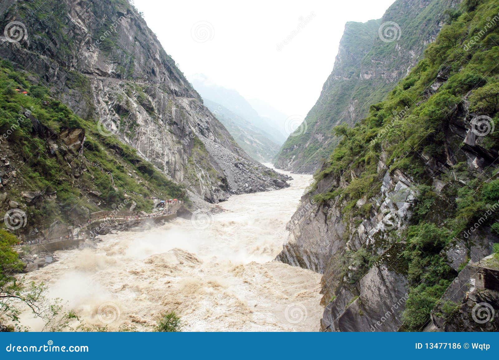 The Mix Of Two Rivers Royalty-Free Stock Photography | CartoonDealer ...