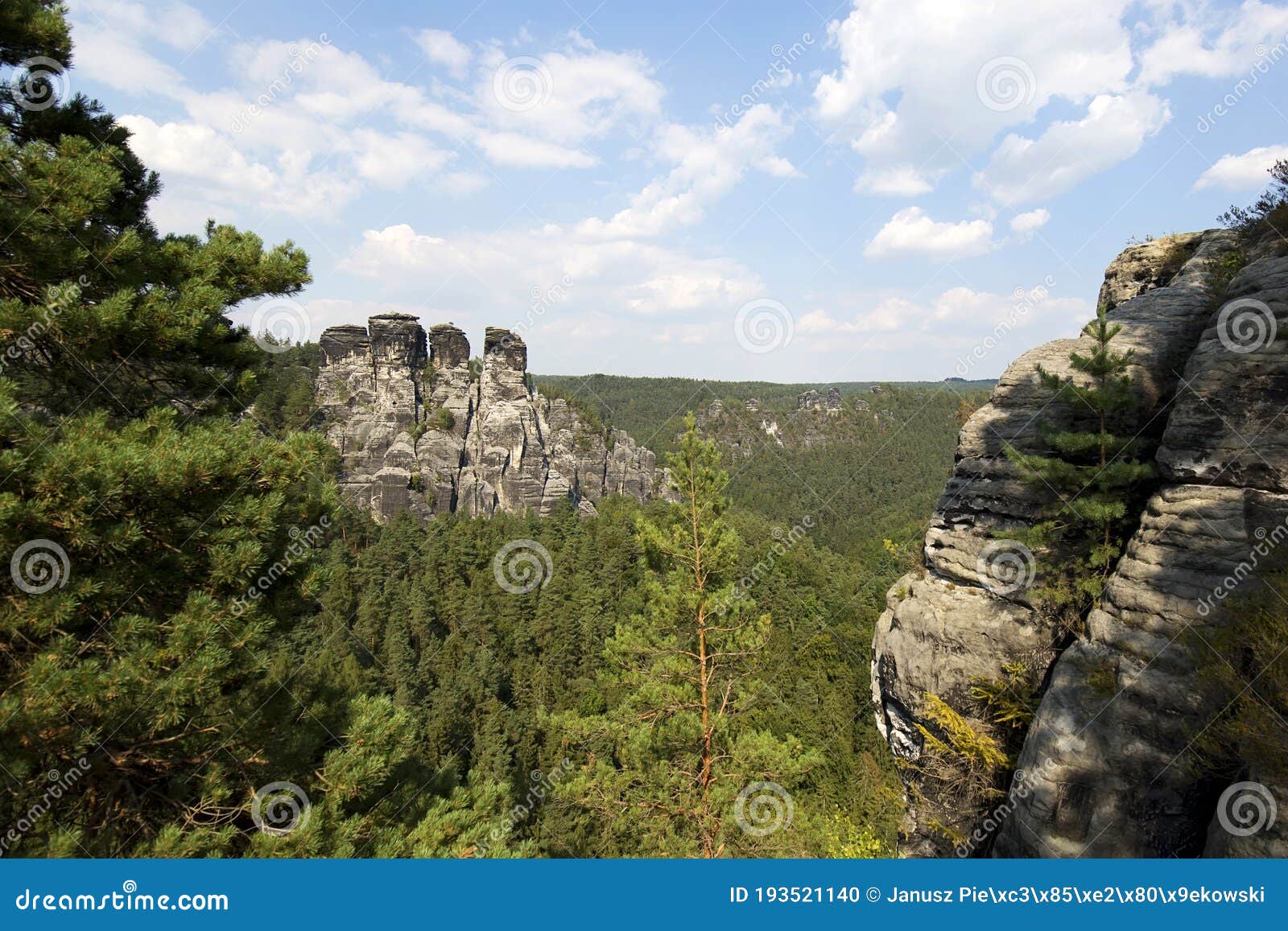 The Mountains in Saxon Switzerland Stock Photo - Image of landscape ...