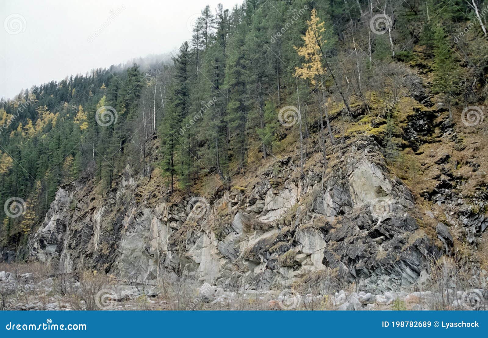 Mountains of the Sayans. the Nature of the Mountains is Sayan Stock ...