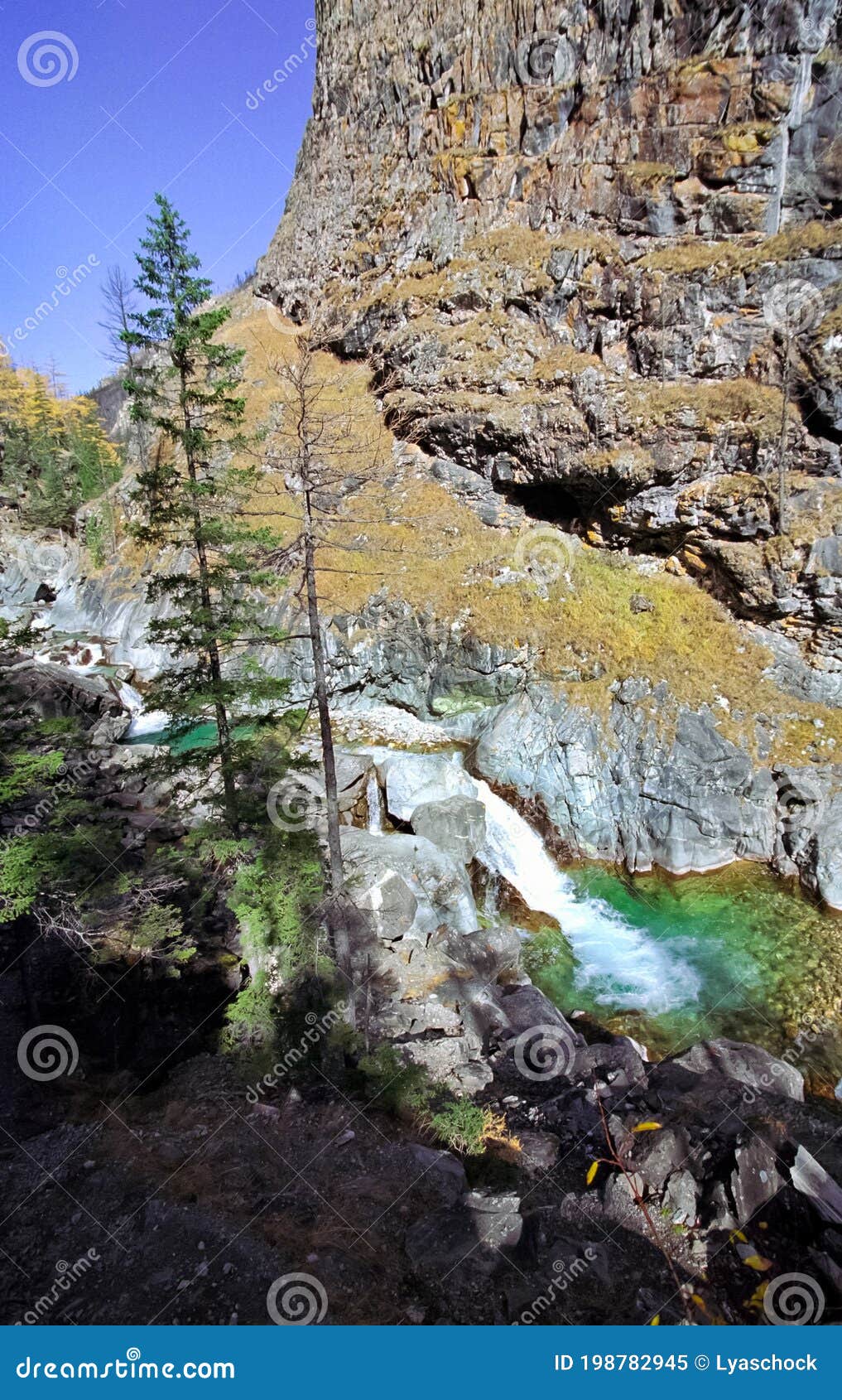 Mountains of the Sayans. the Nature of the Mountains is Sayan Stock ...