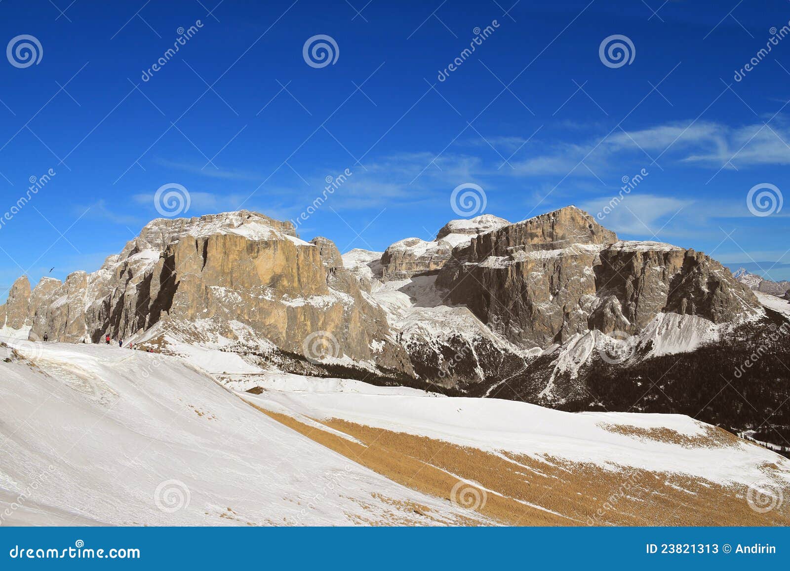 Mountains of Sella Group stock image. Image of cold, rocks - 23821313