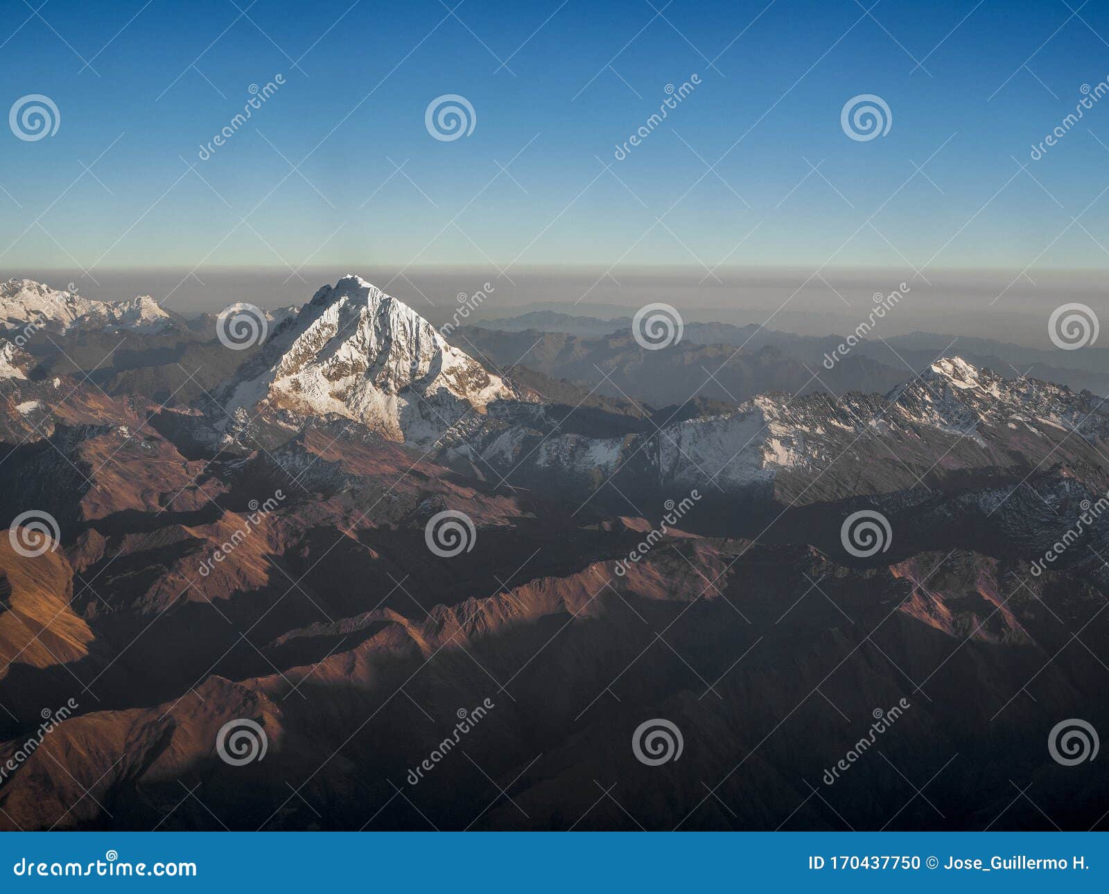Mountains with Snow in the Peruvian Andes Stock Photo - Image of desert ...