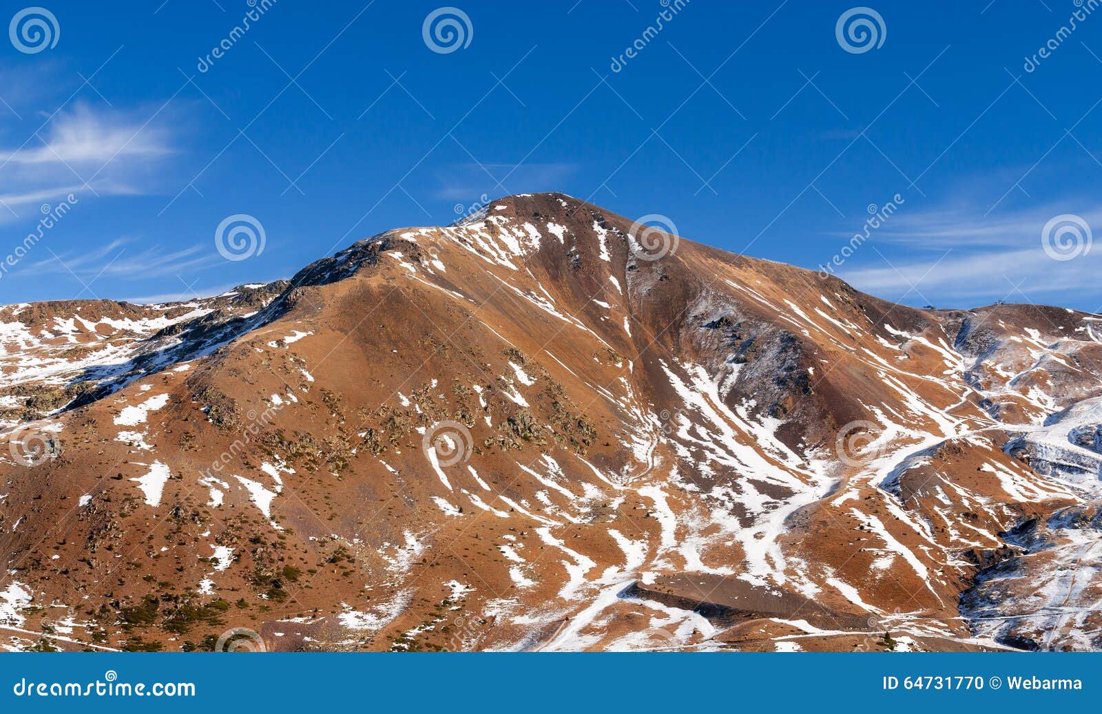 Mountains with Snow - Pyrenees Stock Photo - Image of altitude, abrupt ...