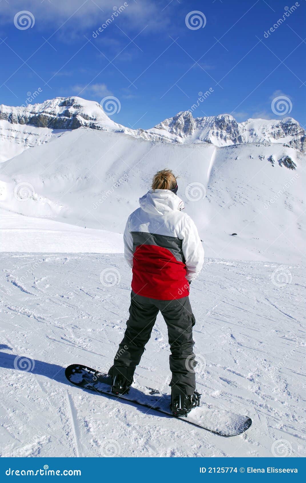 Mountains snowboarding stock photo. Image of active, banff - 2125774
