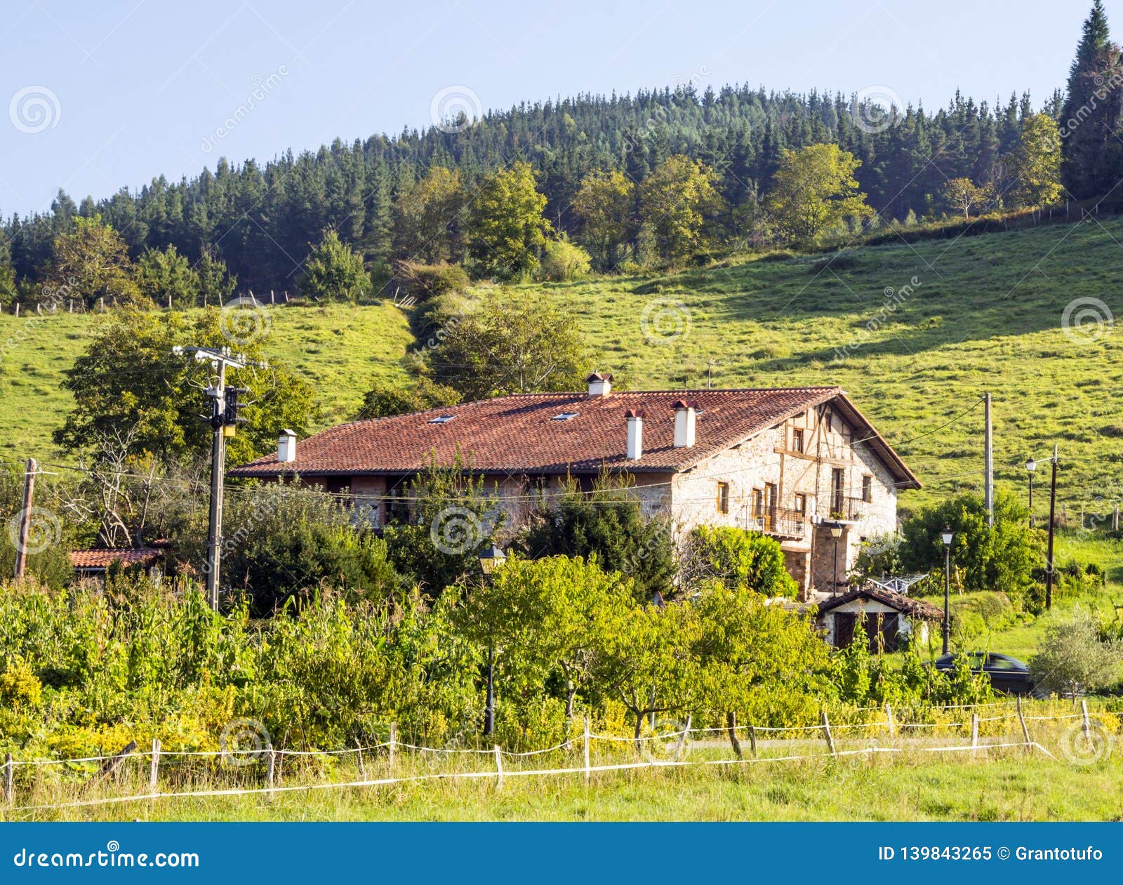 Mountains in the Basque Country Stock Image - Image of euskadi ...