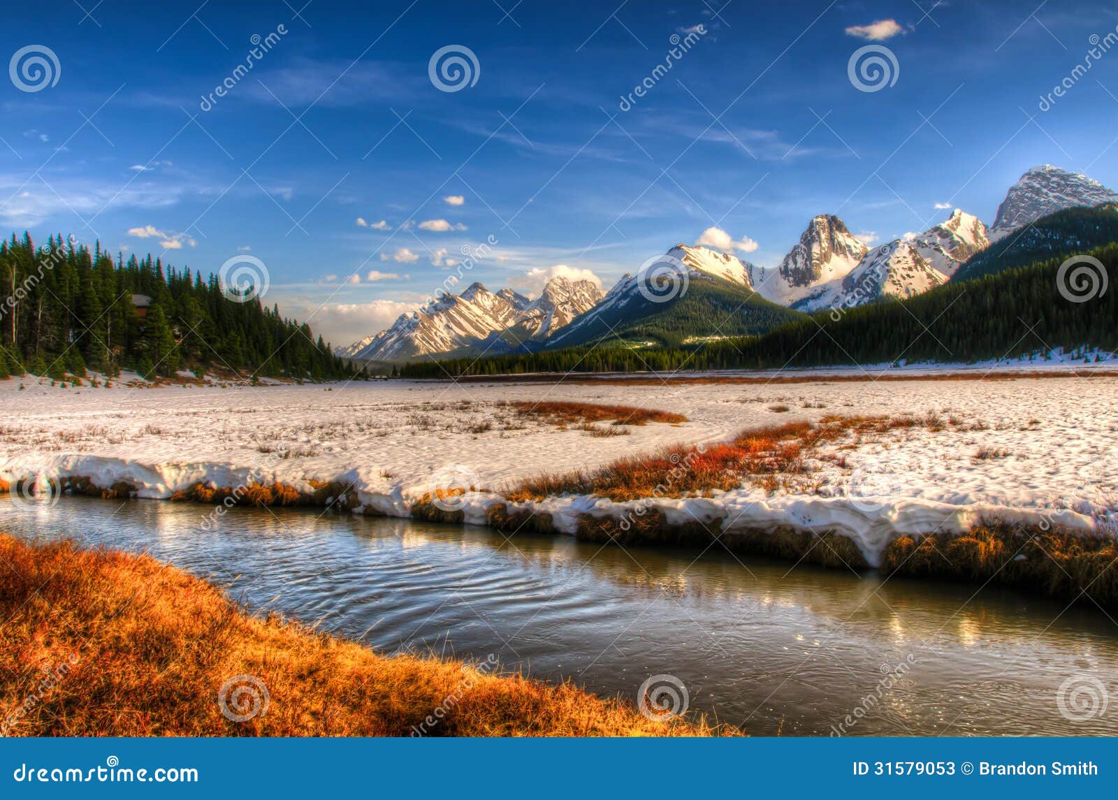 Mountains in Spring stock image. Image of seasonal, panoramic - 31579053