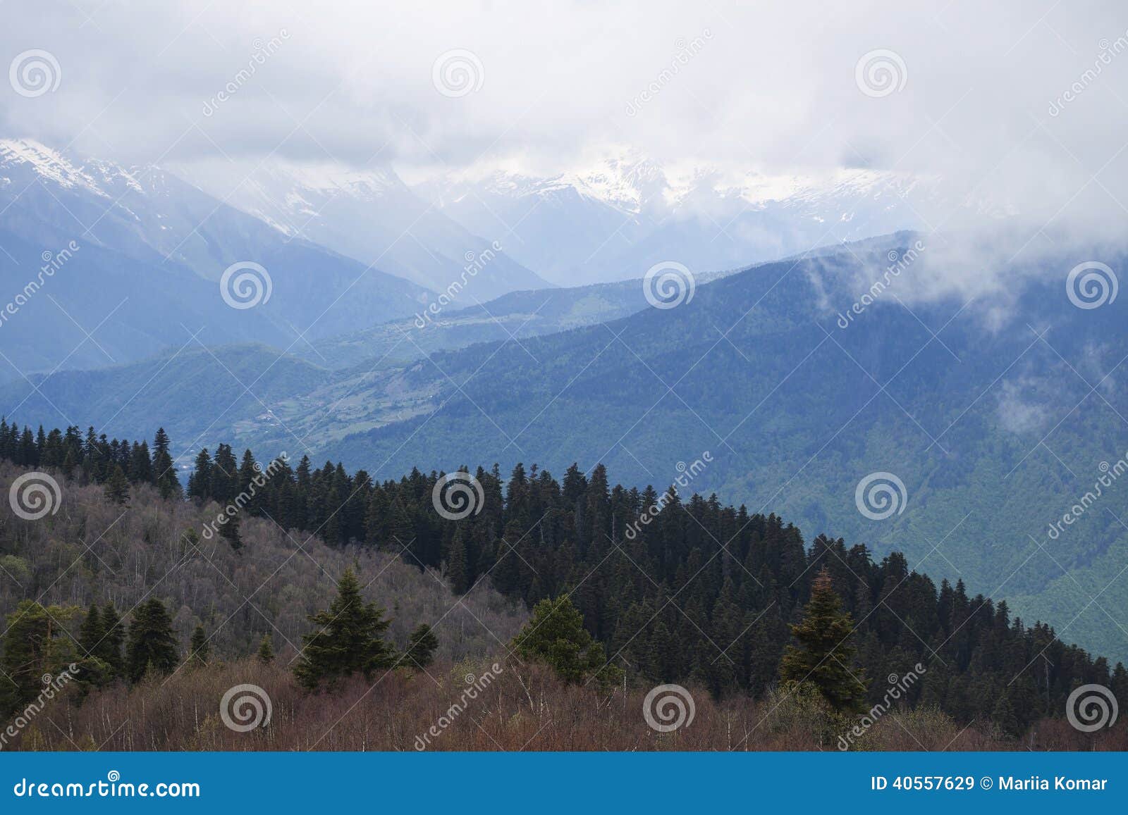 Mountains in Svaneti stock image. Image of background - 40557629