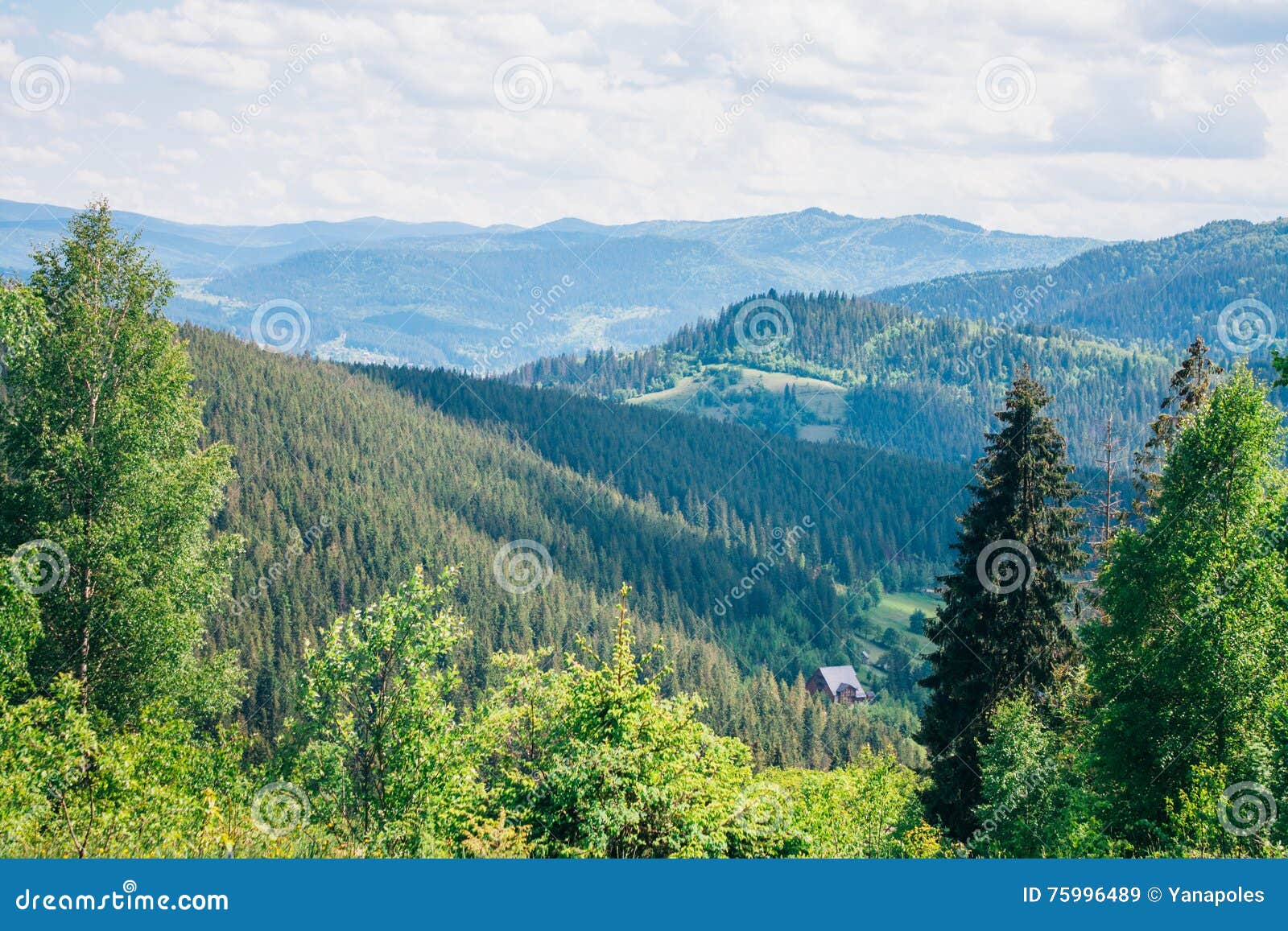 Mountains Valley from the Top View Stock Image - Image of color, rock ...