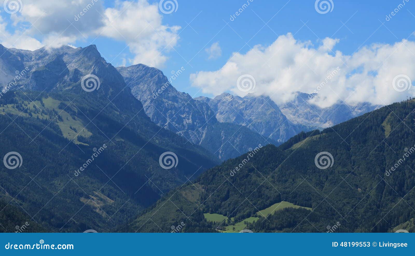Mountains and Valleys in Europe Stock Image - Image of panorama, meadow ...