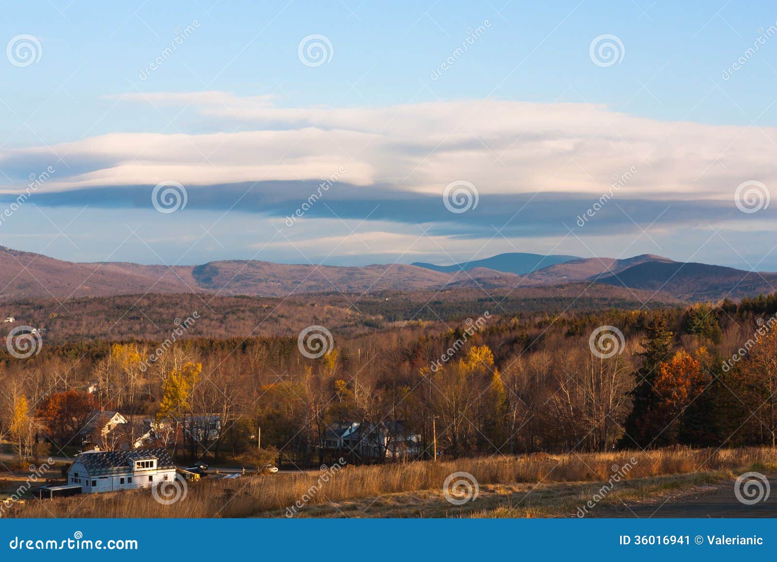 Mountains of Vermont stock image. Image of vermont, season - 36016941
