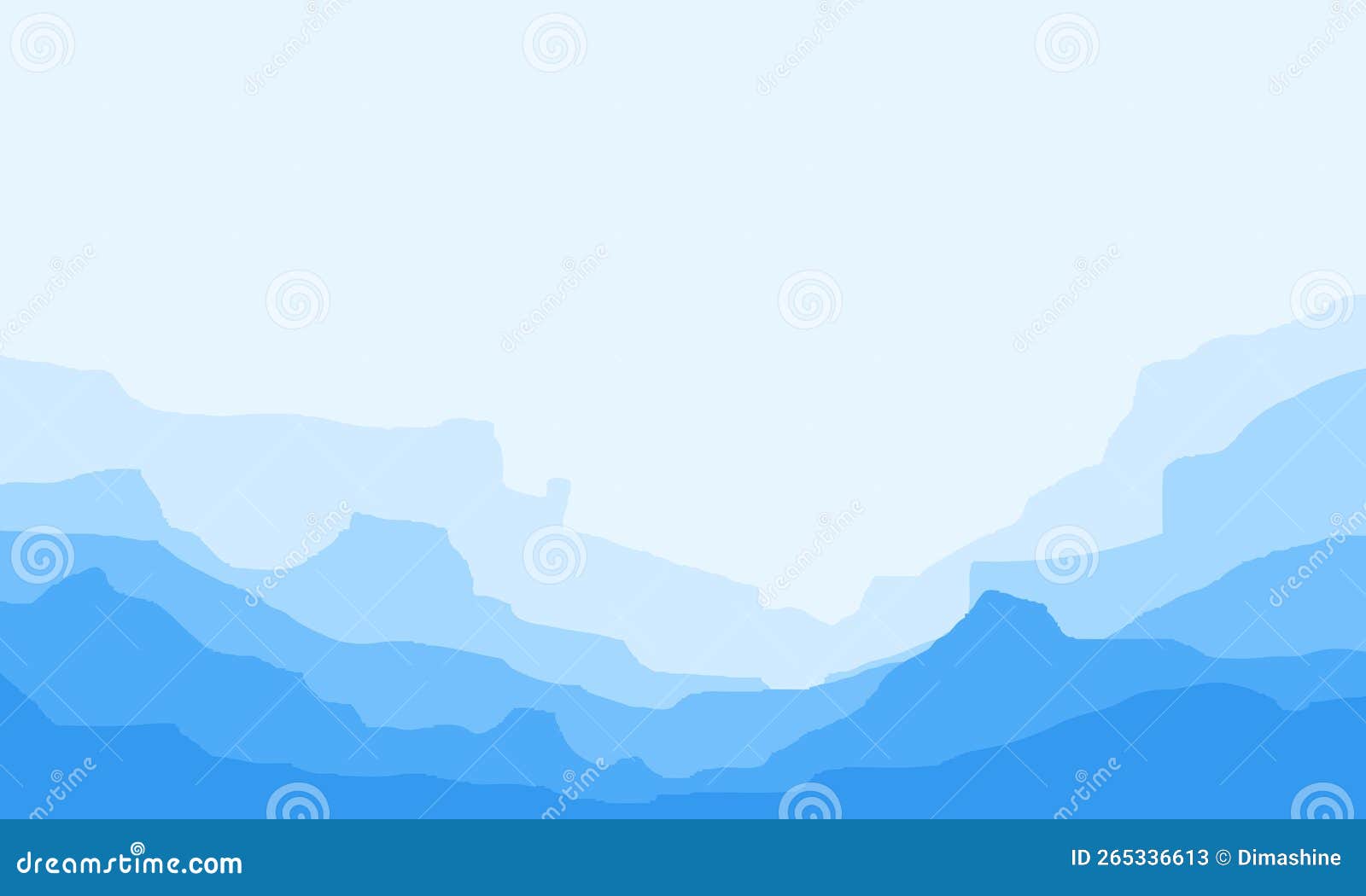 Mountains View, Landscape, Panorama. Abstract Background. Vector ...