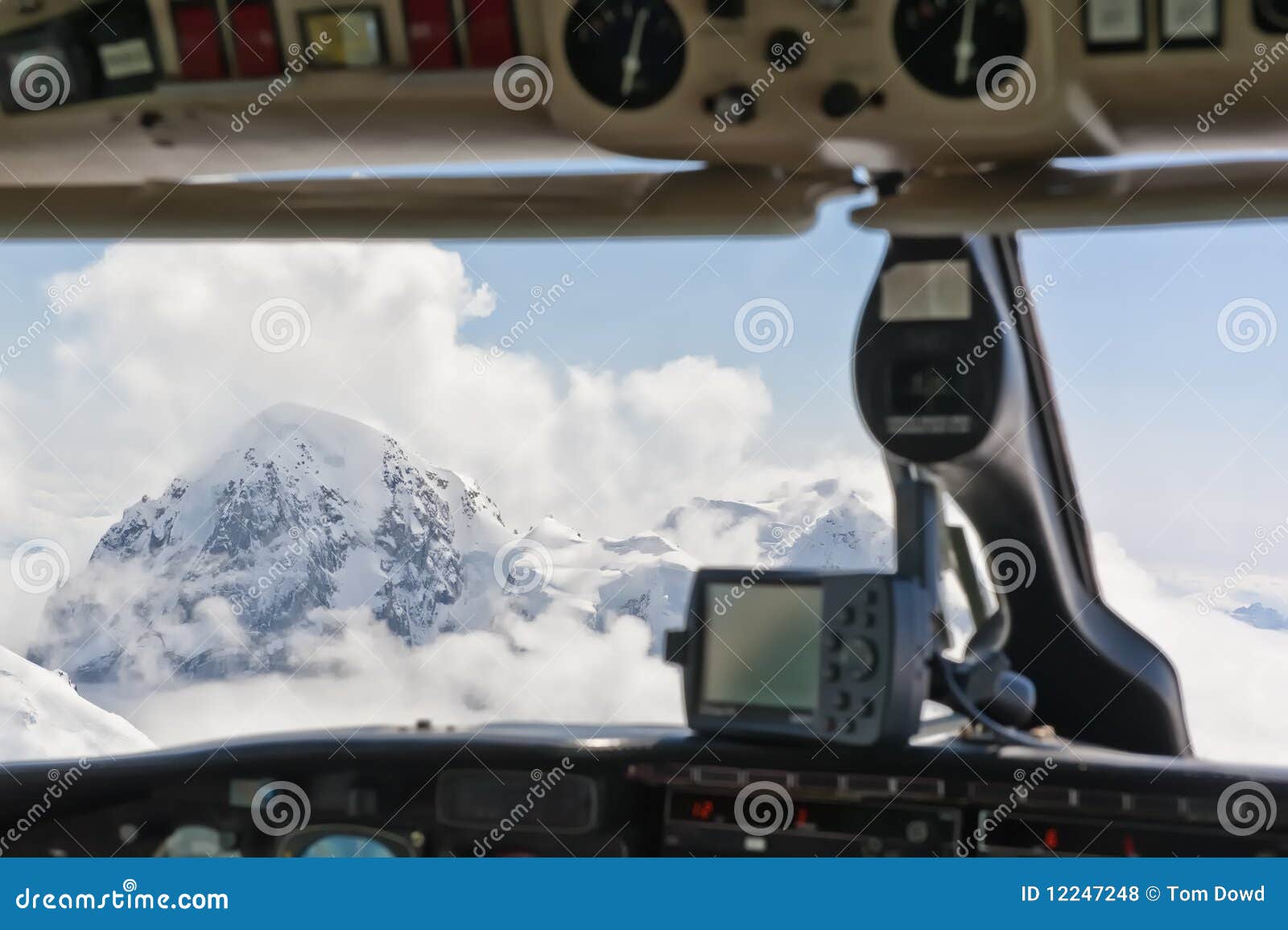 Mountains Viewed from Cockpit Stock Photo - Image of park, mountainous ...