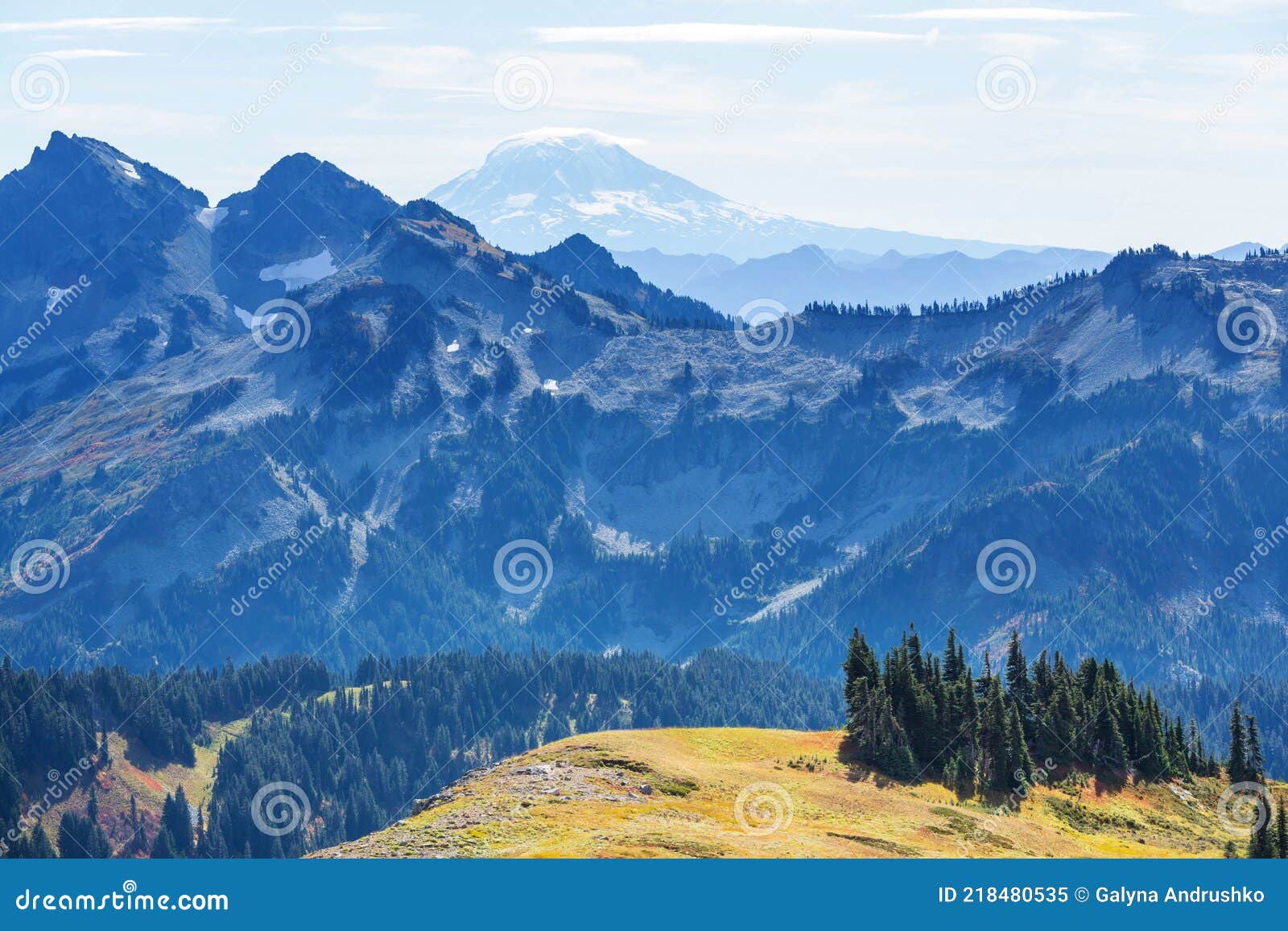 Mountains in Washington stock image. Image of landmark - 218480535