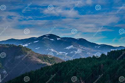 Mountains in the winter stock photo. Image of trees, rhodopes - 97509116