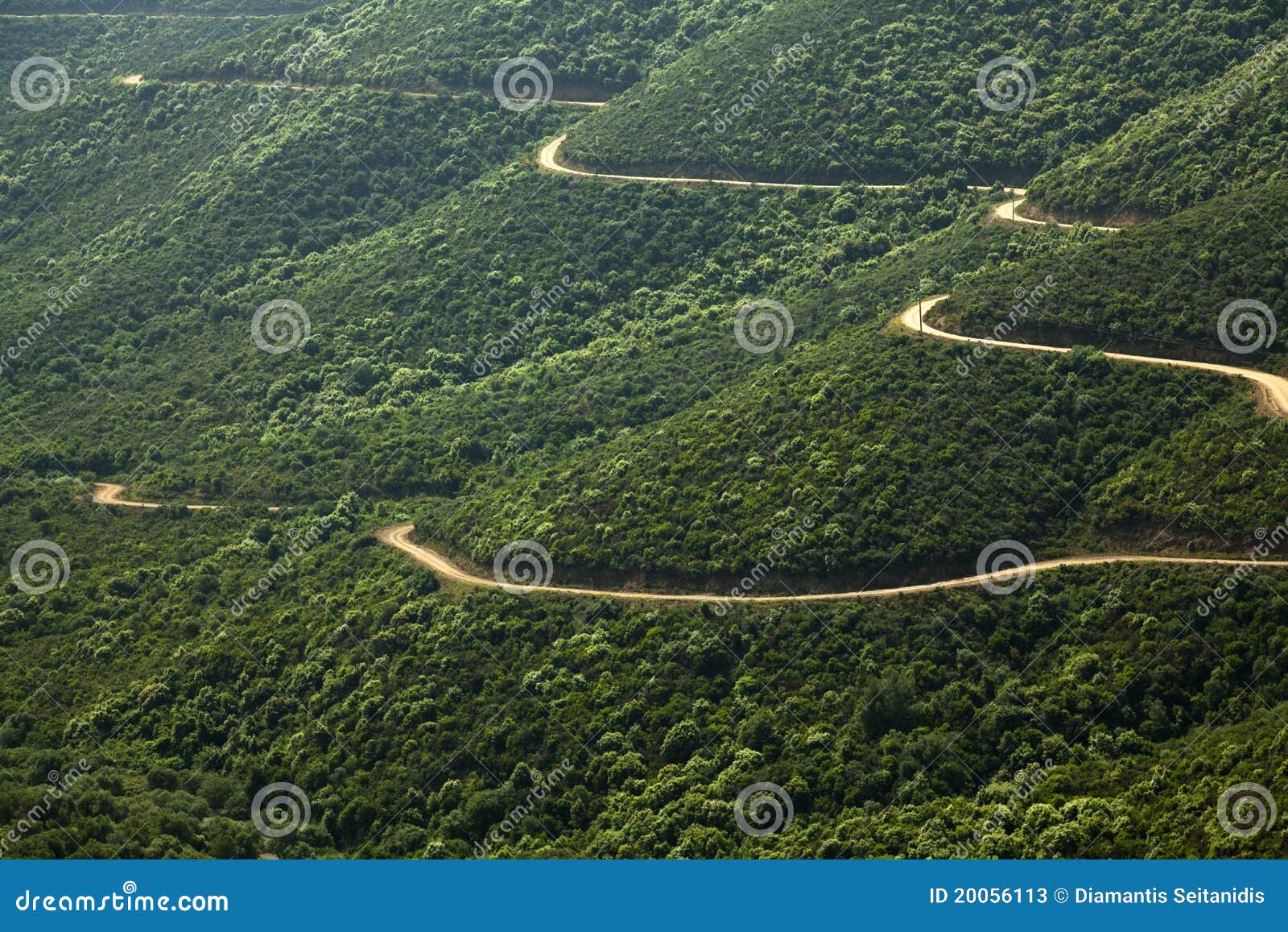 Mountainside road stock image. Image of beautiful, country - 20056113