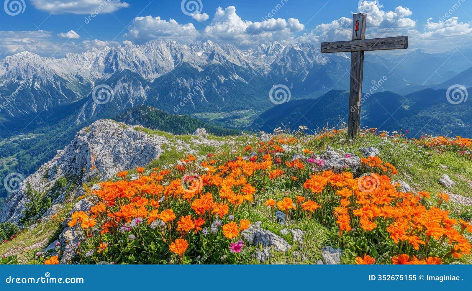 Mountaintop Alpine Lodge Royalty-Free Stock Photo | CartoonDealer.com ...