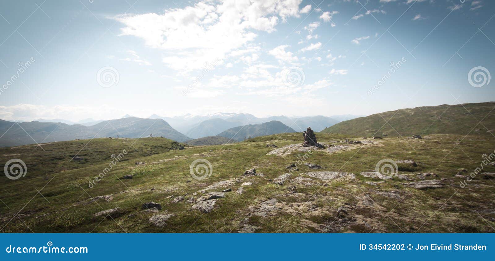 Mountaintop Sunndalen stock photo. Image of nature, trip - 34542202