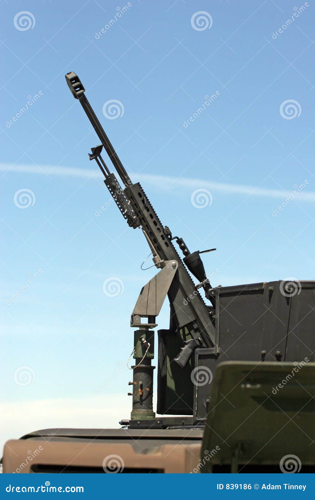 Mounted Gun stock photo. Image of troops, weapon, turret - 839186