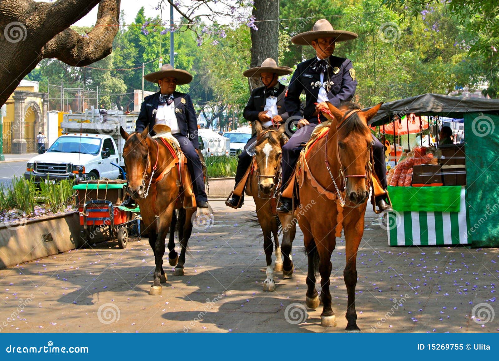 Mounted Police in Mexico City Editorial Image - Image of parc, mexico ...
