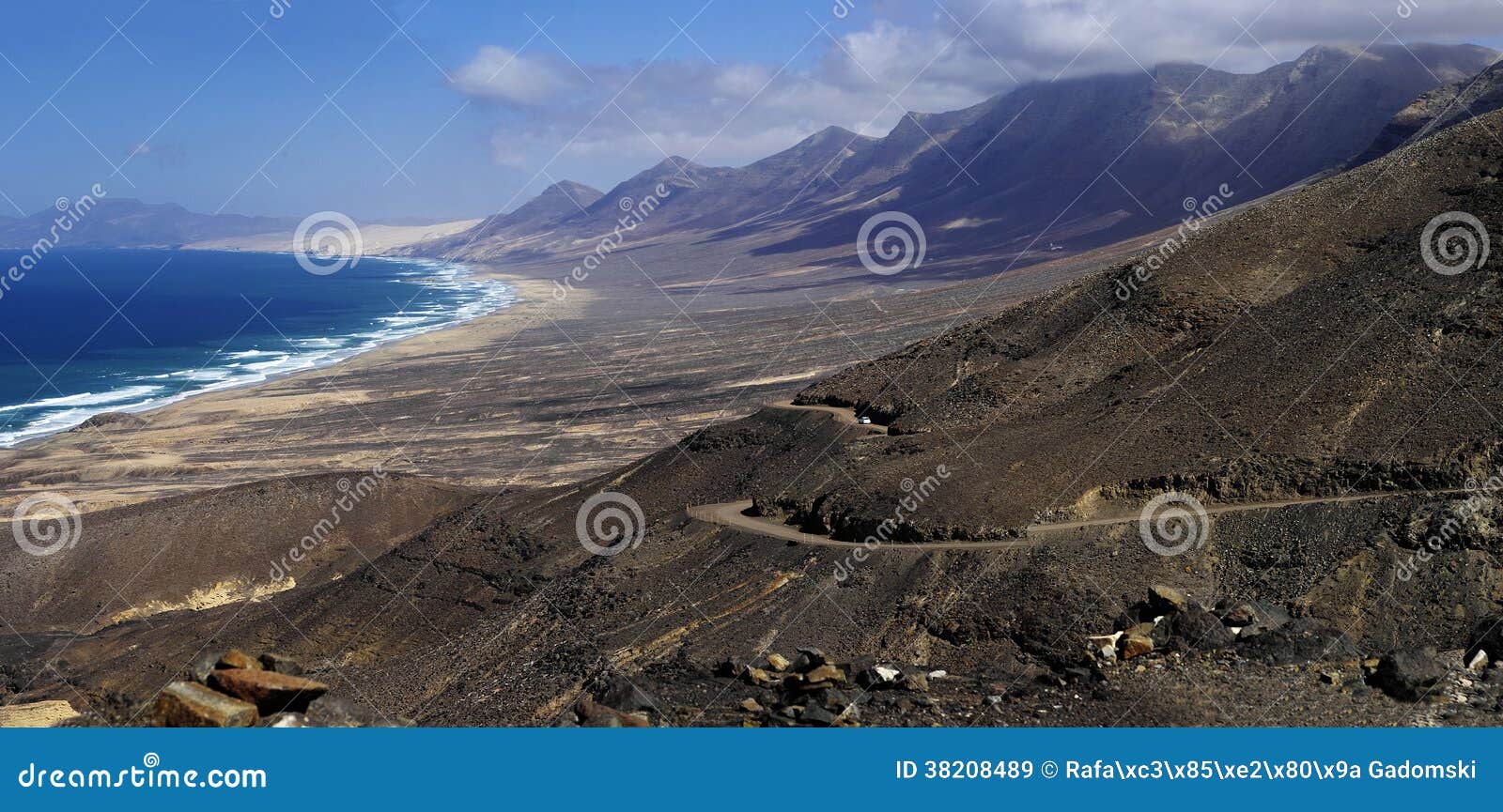 Mountian road stock image. Image of canary, vacation - 38208489