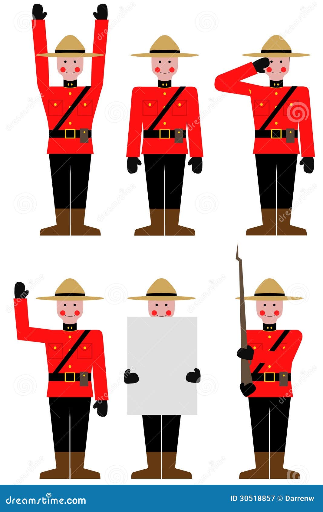 Mountie stock illustration. Illustration of federal, sign - 30518857