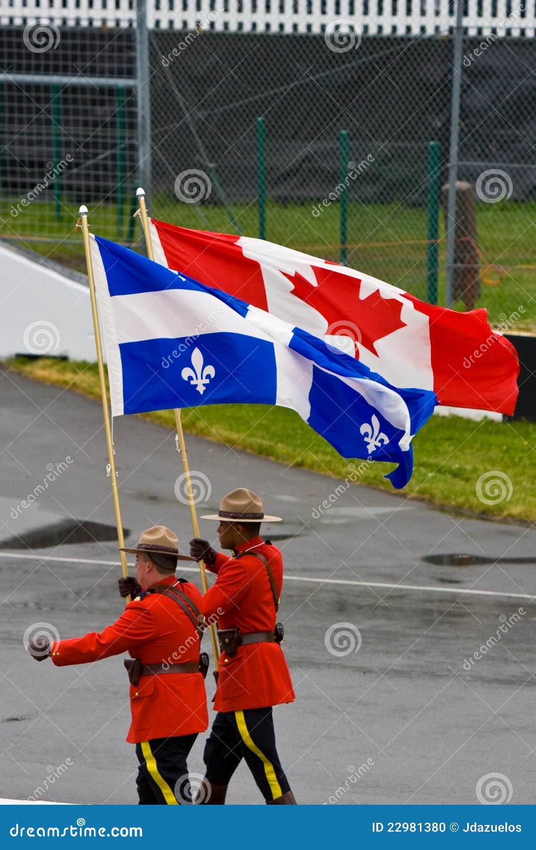 Mounties Bij De Grand Prix Van Montreal Redactionele Afbeelding - Image ...