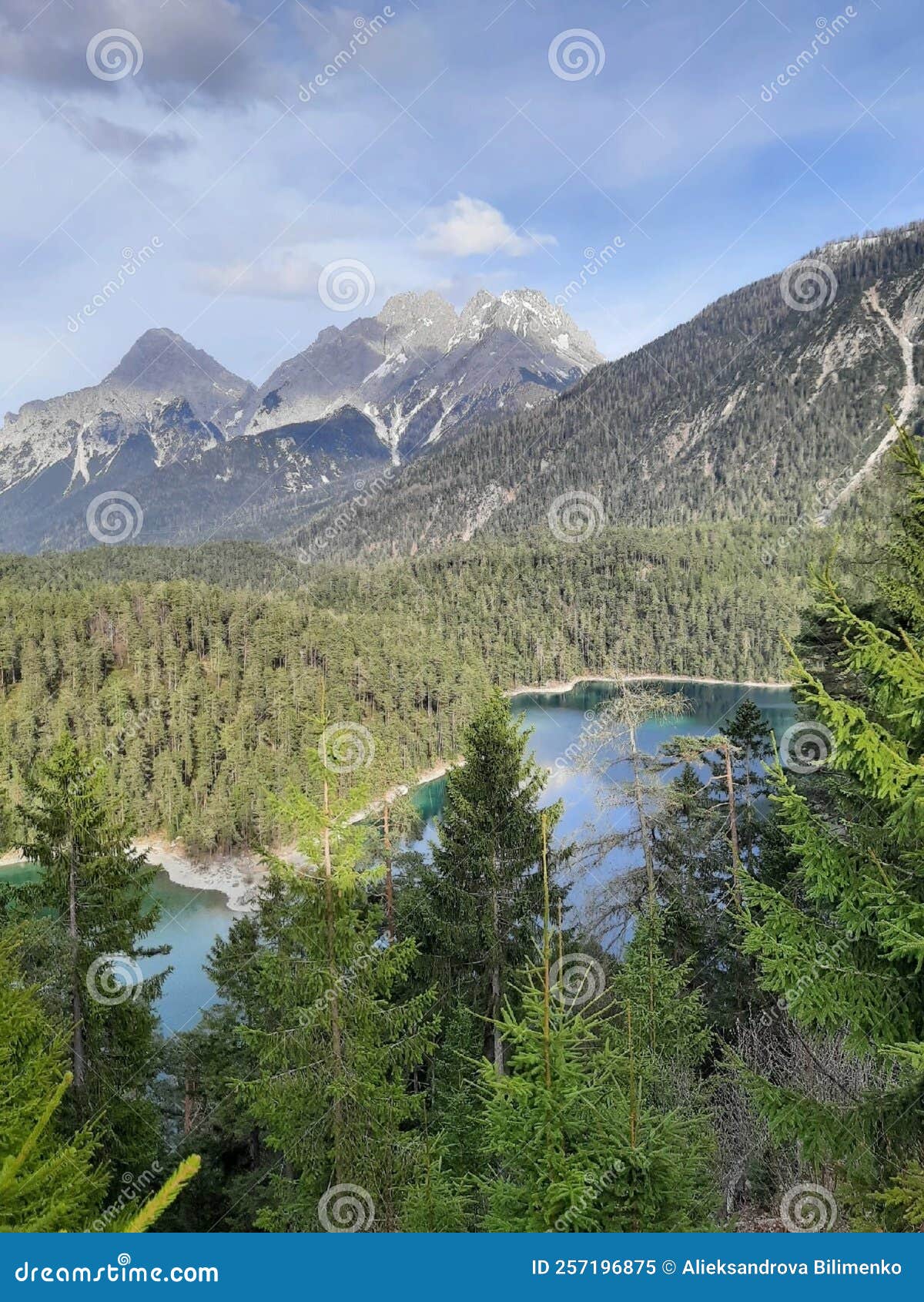Mountin Lake Austria stock image. Image of lake, tarn - 257196875