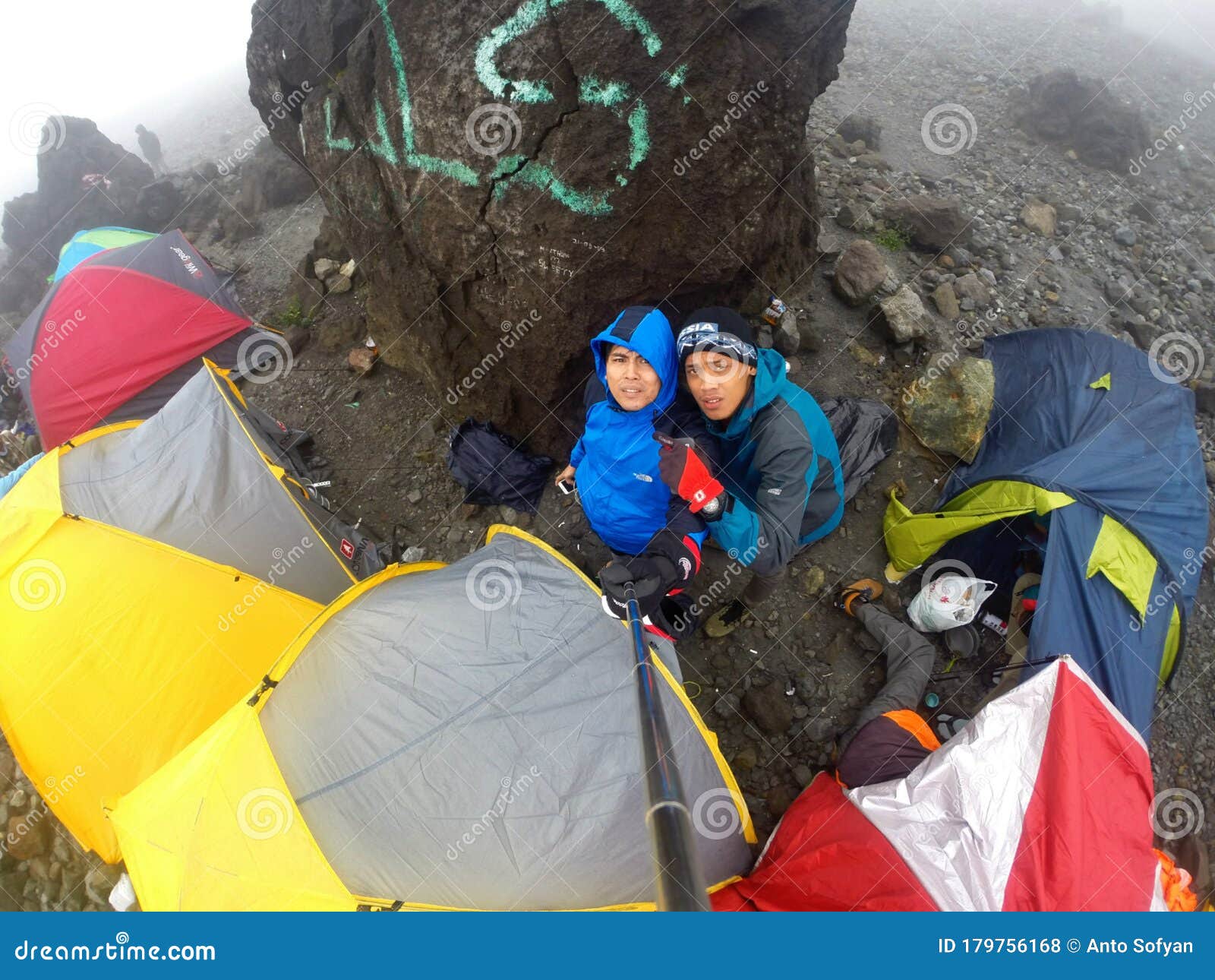 Mountin Merapi Camp Ground Pasar Bubrah Editorial Stock Photo - Image ...