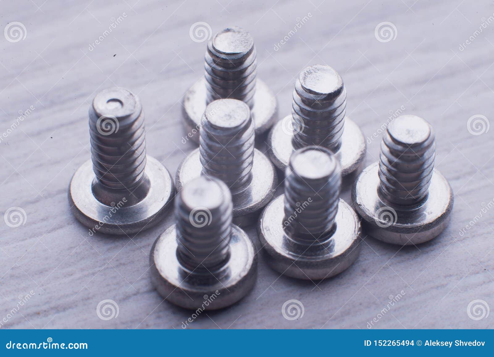 Mounting Bolts from the Hard Drive Casing Stock Photo - Image of white ...