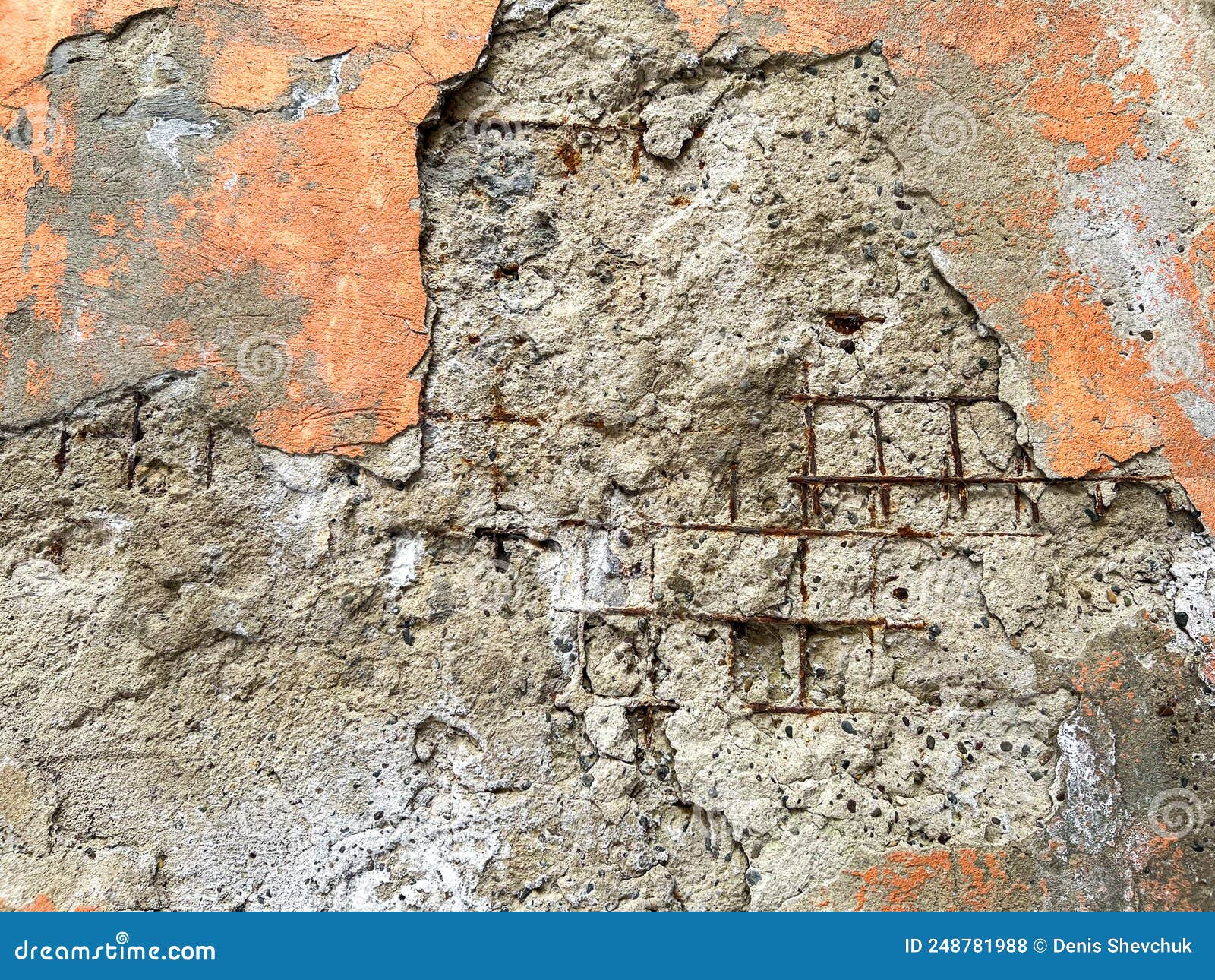 Mounting Defect on the Wall Stock Photo - Image of facade, repair ...